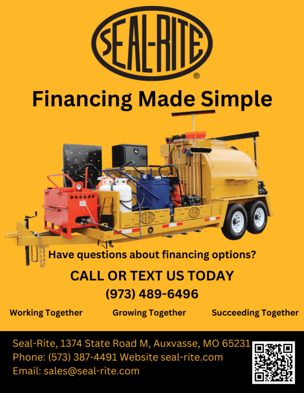 Financing for Sealcoating Equipment & Tanks | Seal-Rite